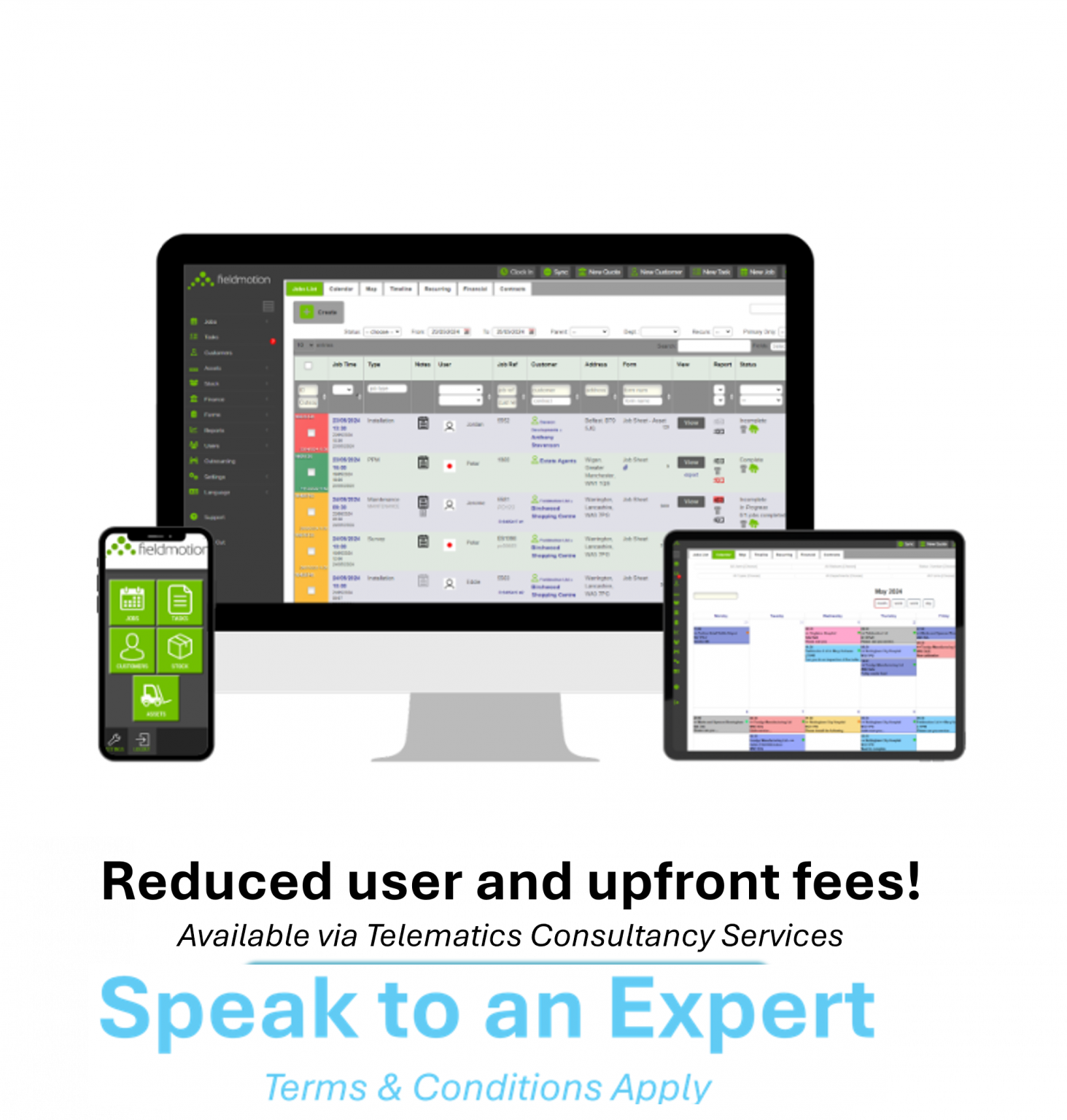 Fieldmotion Mobile Job Management Software - Telematics and Driver ...